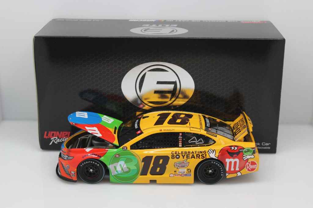 Kyle Busch 2021 M&M's Darlington Throwback 1:24 Elite Nascar Diecast