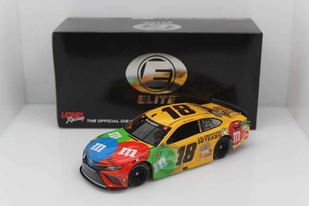 Kyle Busch 2021 M&M's Darlington Throwback 1:24 Elite Nascar Diecast