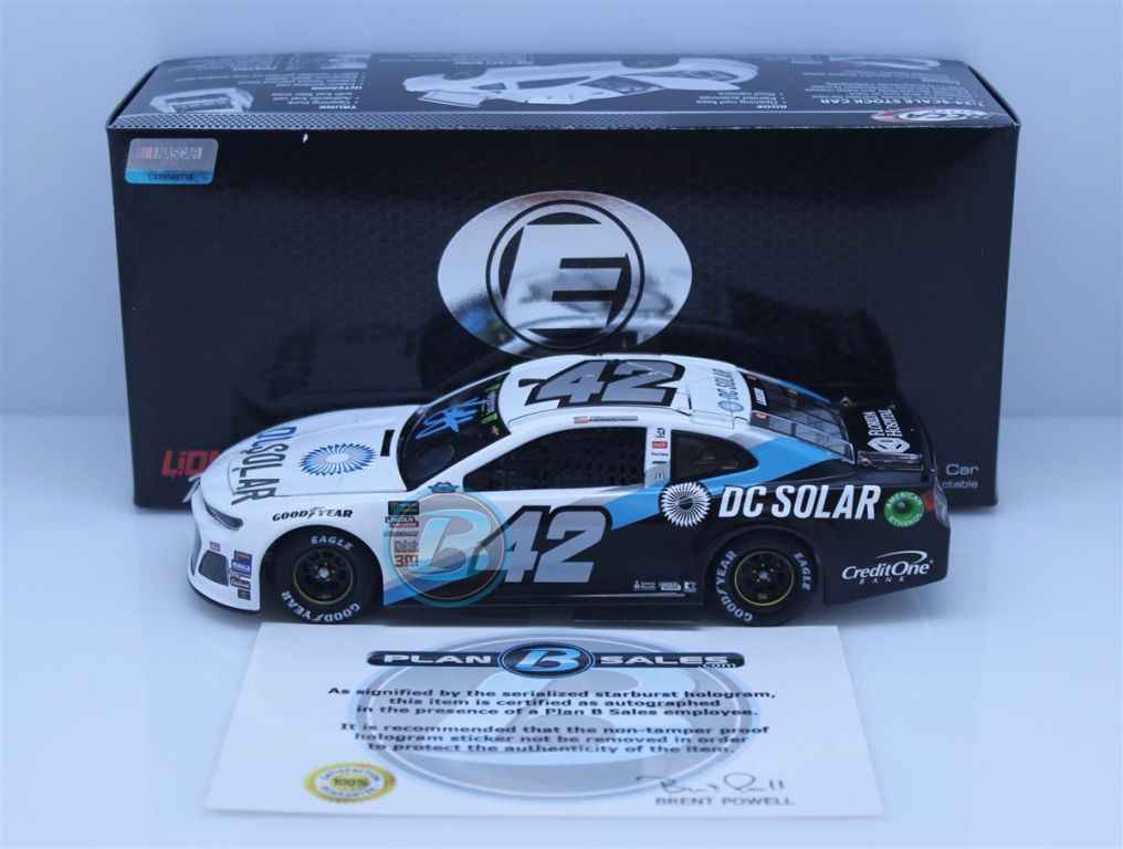 Kyle Larson Autographed w/ Paint Pen 2018 DC Solar Darlington Throwback ...