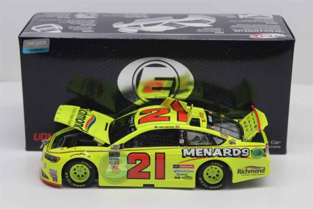 Paul Menard 2018 Richmond / Menards 1:24 Elite Nascar Diecast