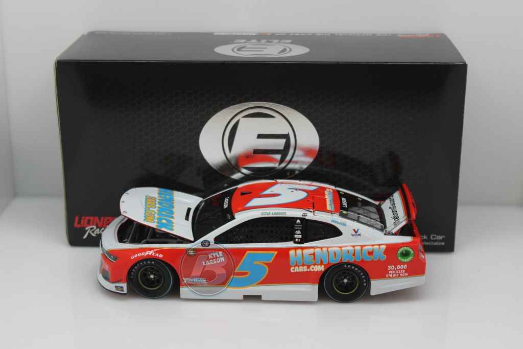 Kyle Larson 2021 HendrickCars.com Darlington Throwback 1:24 Elite ...