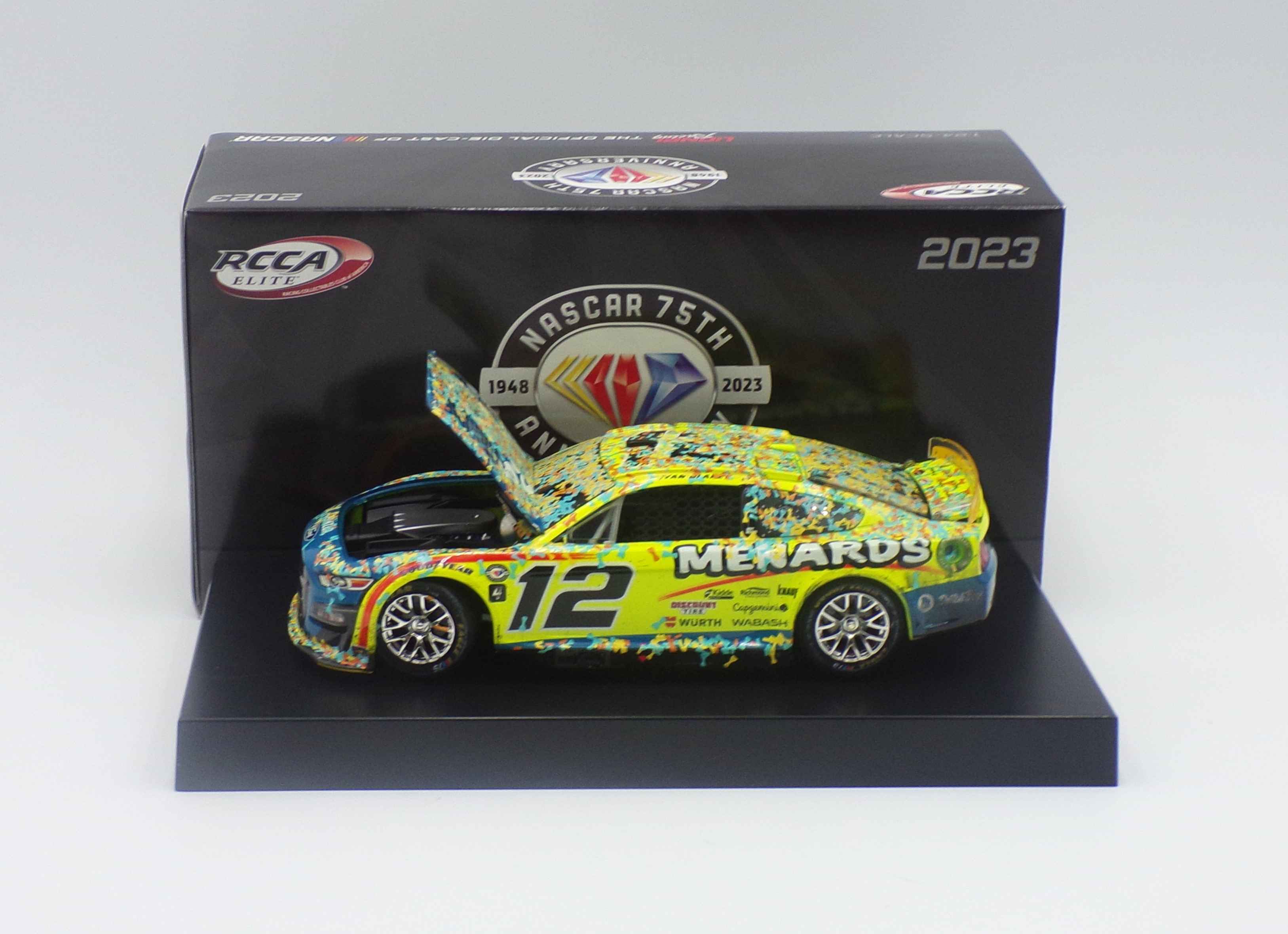 Ryan Blaney 2023 Menards Phoenix Raced Version 1:24 Elite Nascar Diecast